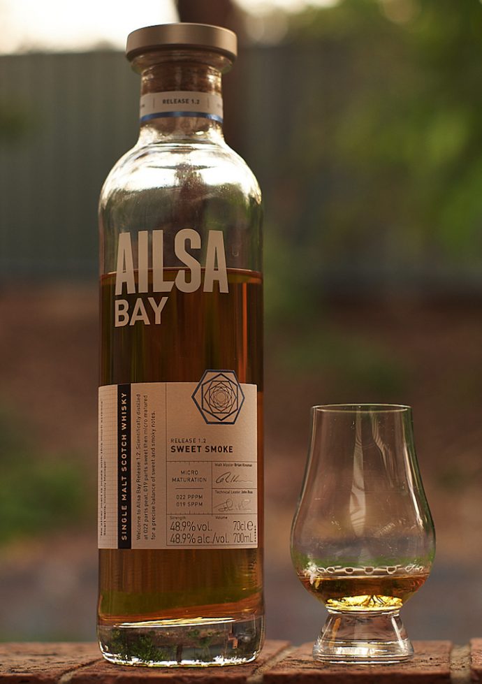 Ailsa Bay Sweet Smoke Release 1.2 single-malt scotch whisky - Food Wine ...