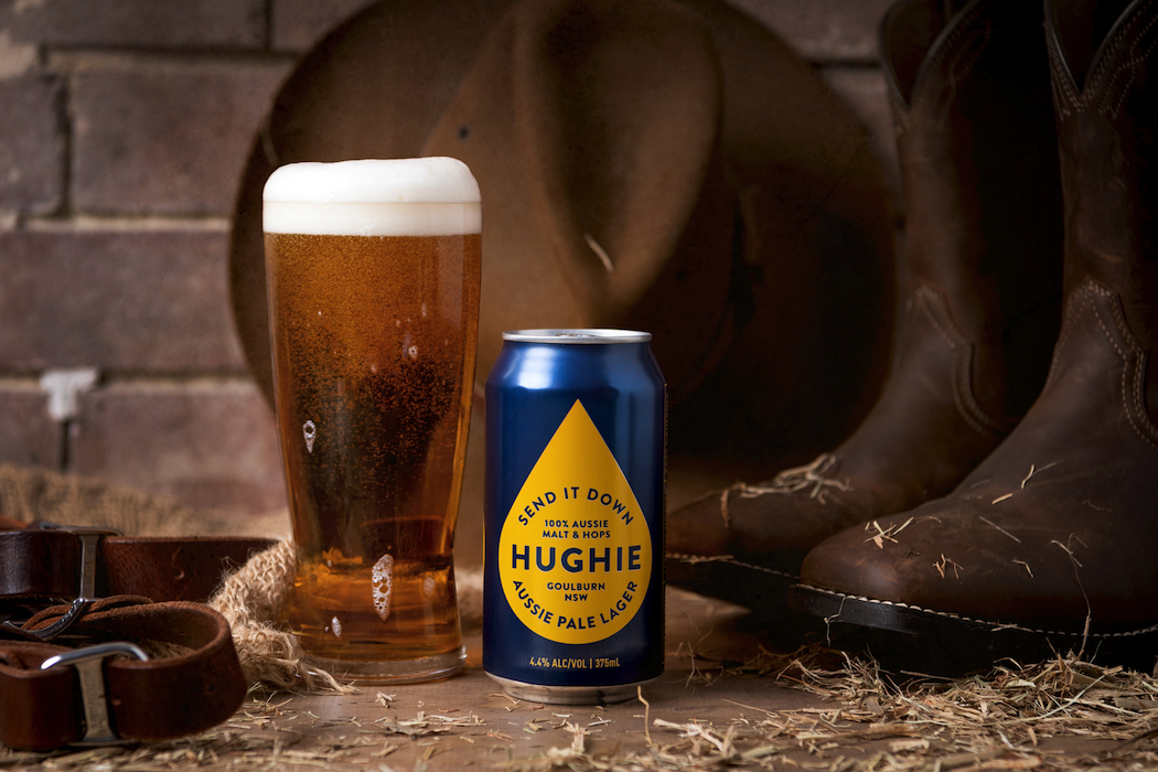 Send It Down Hughie Pale Lager - Food Wine Travel
